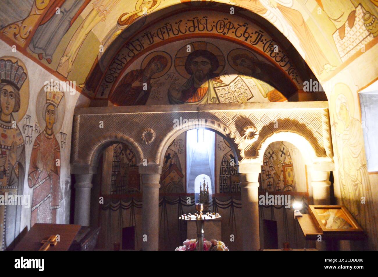 Inside Mtskheta's Samtavro Church Stock Photo - Alamy