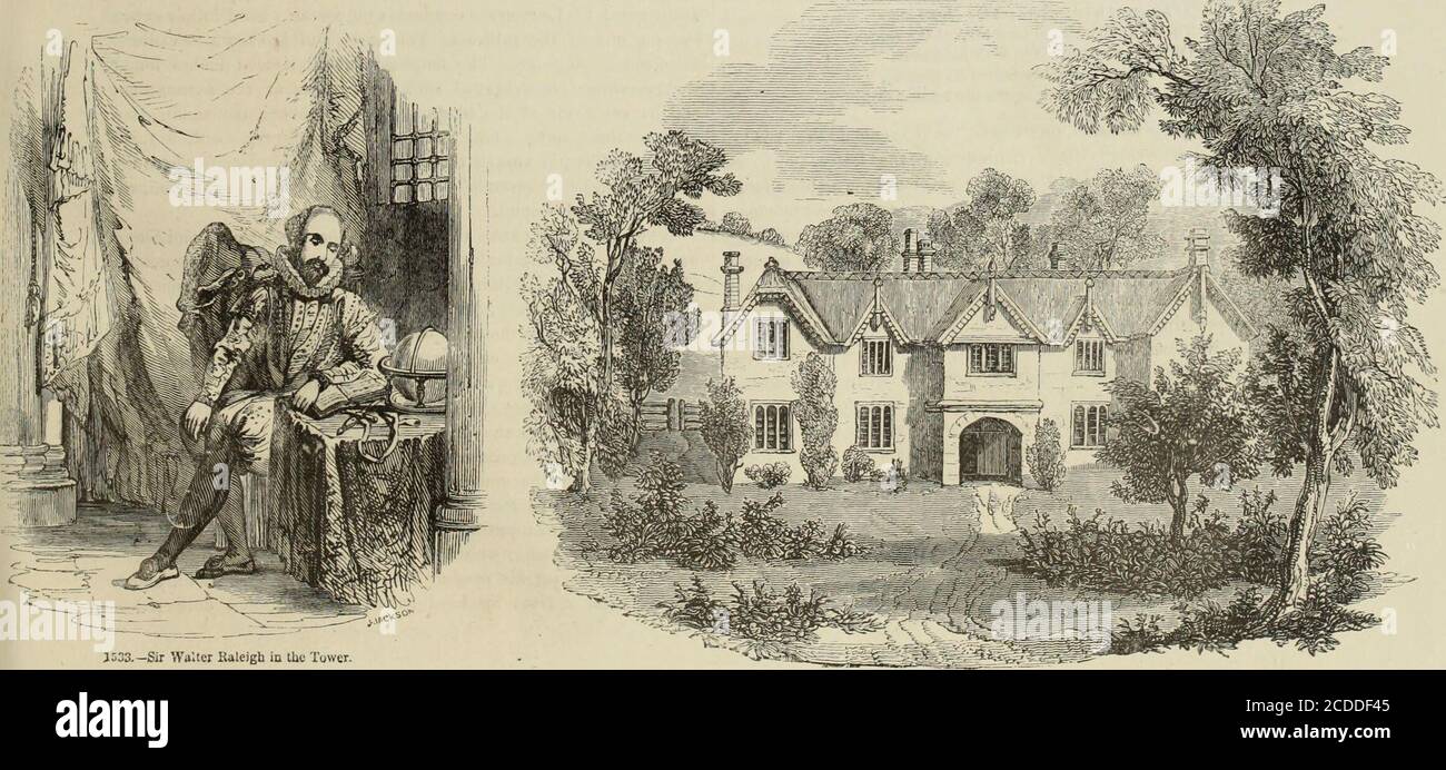 Walter raleigh birthplace at hayes hi-res stock photography and images ...