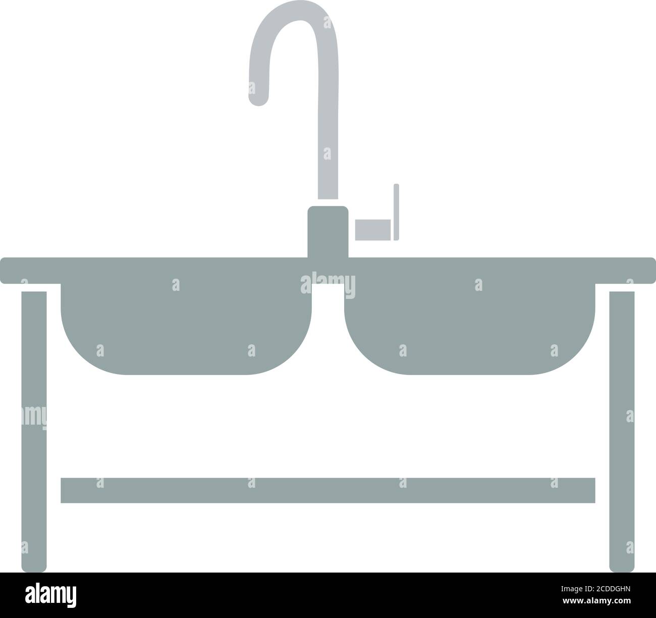 Metal counter top Stock Vector Images - Alamy