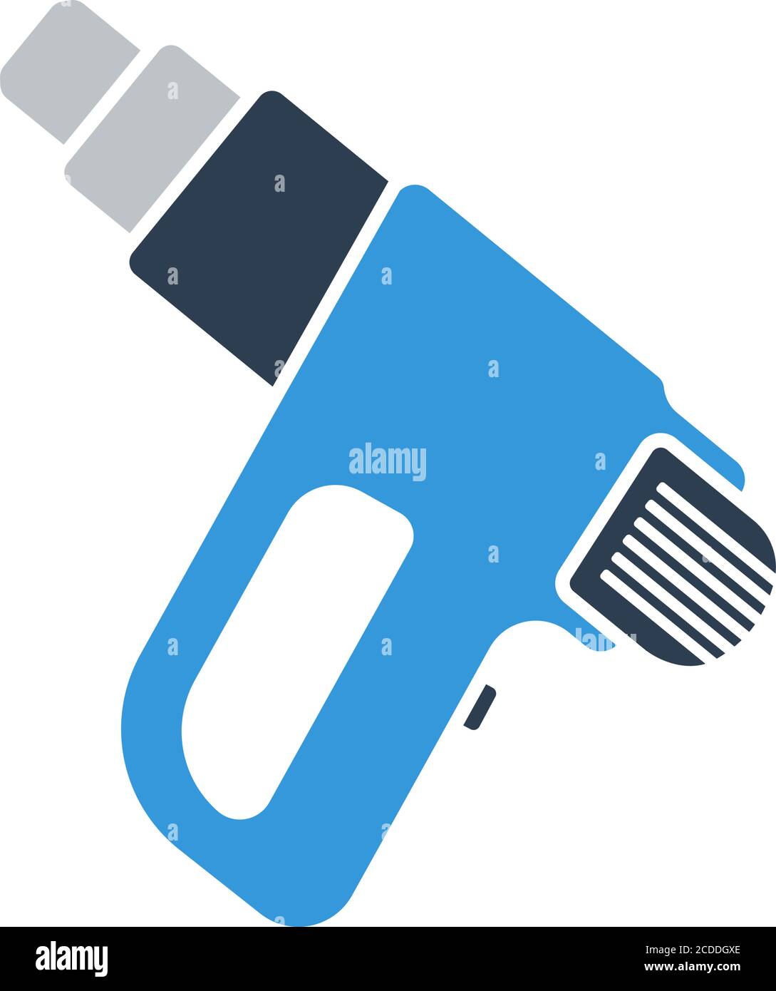 Icon Of Electric Industrial Dryer. Flat Color Design. Vector ...