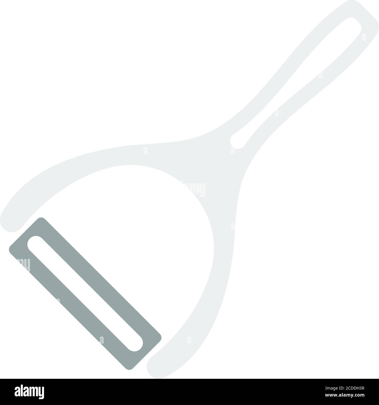 Vegetable Peeler Icon. Flat Color Design. Vector Illustration Stock ...