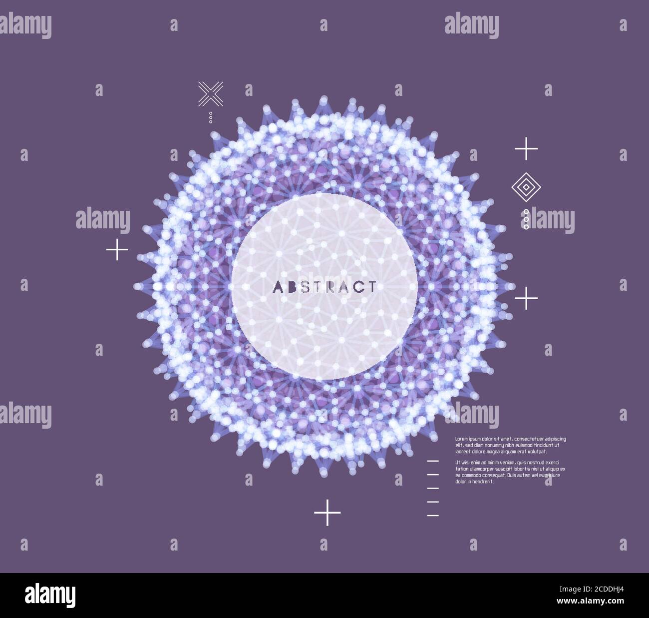 Sphere. 3d abstract composition. Futuristic technology style. Vector ...