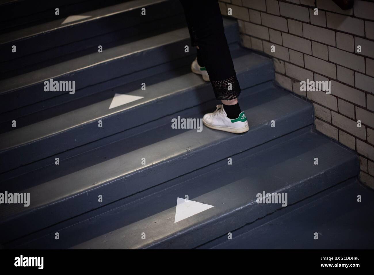 A one way stair system as The Charles Dickens Primary School in London ...