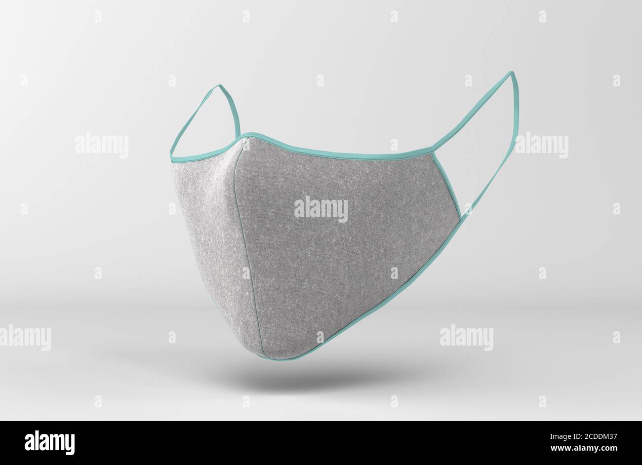 reusable grey masks 3d render image Stock Photo - Alamy