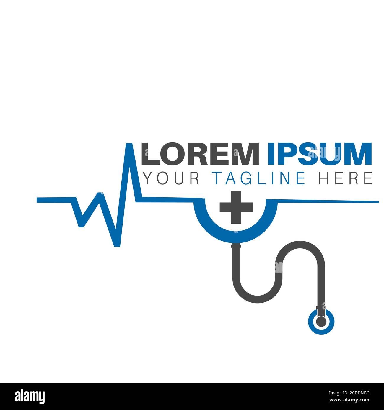 Cardiology doctor illustration vector logo design for health care and ...