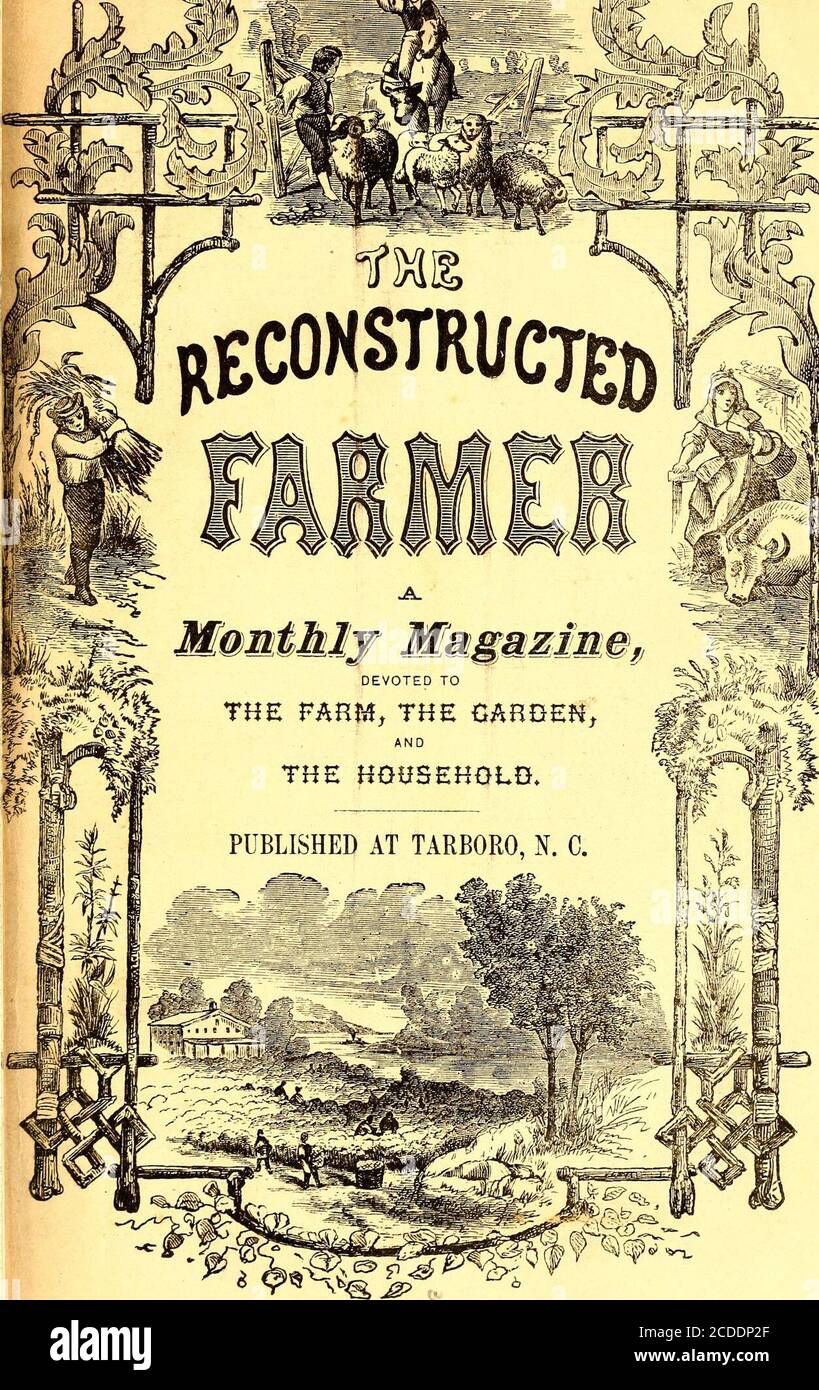 . The reconstructed farmer [serial] . May, 1870 ...