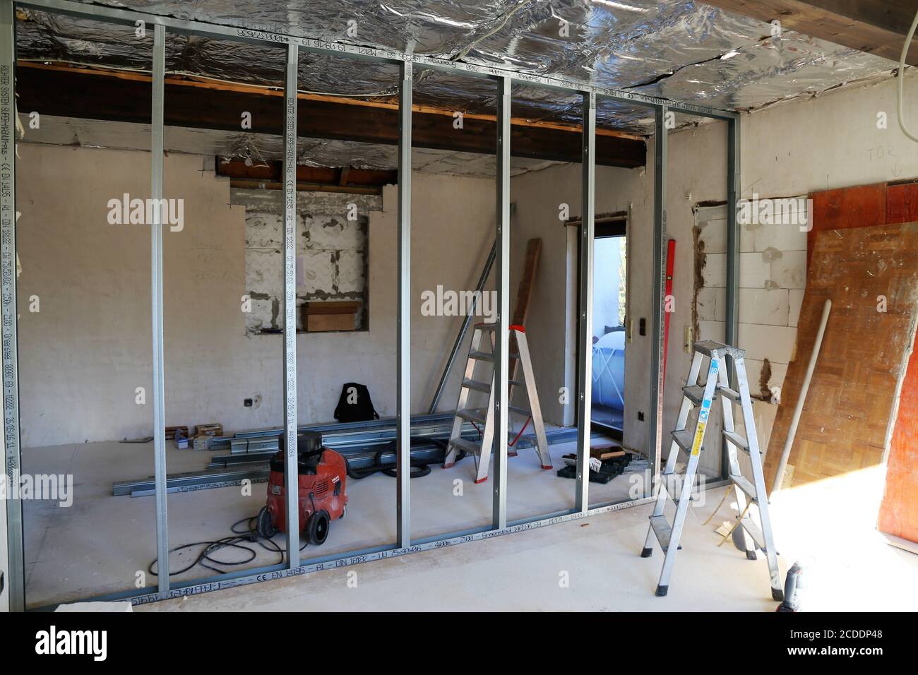Dry construction, drywall construction Stock Photo - Alamy