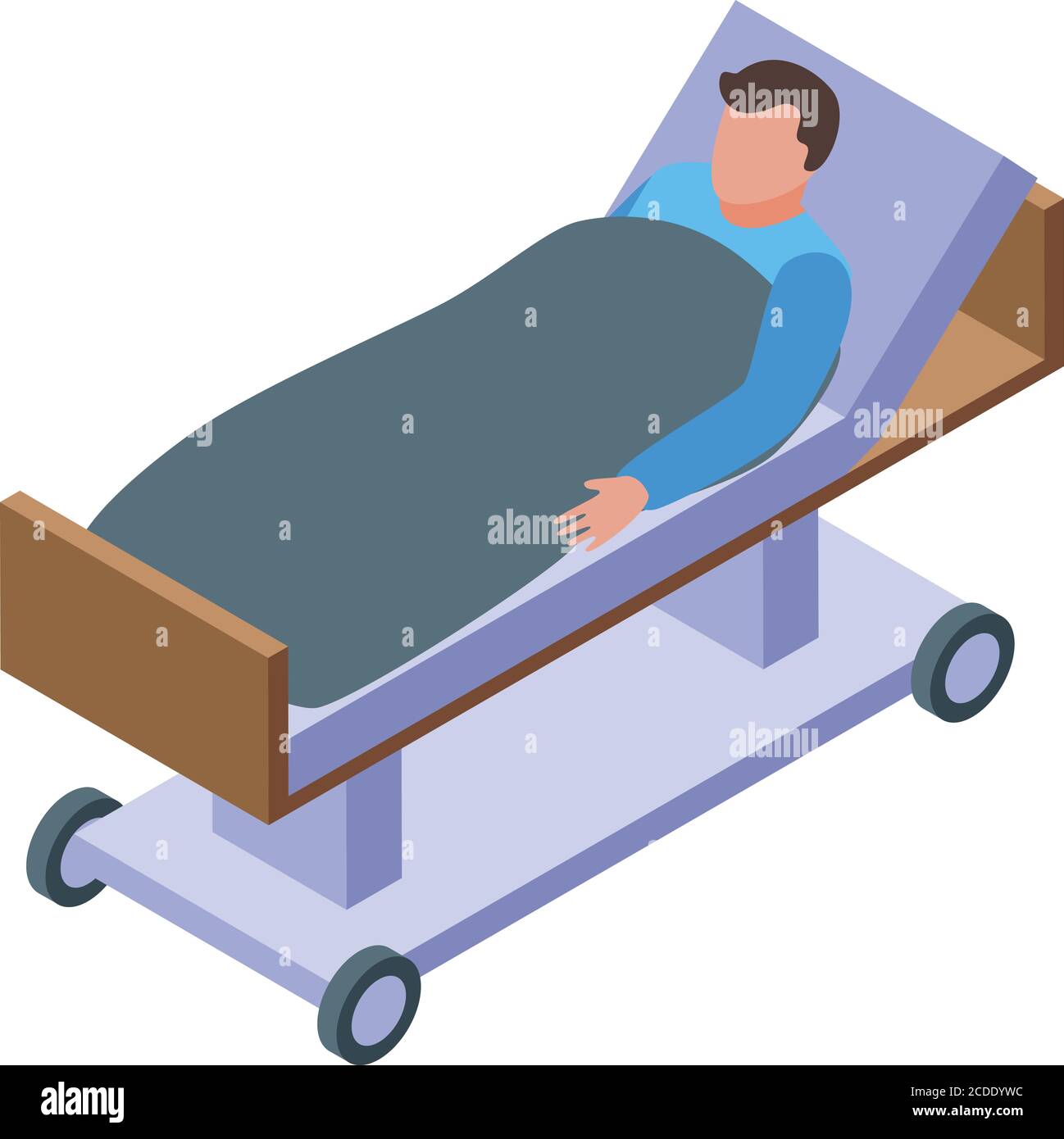 Senior bed home Stock Vector Images - Alamy