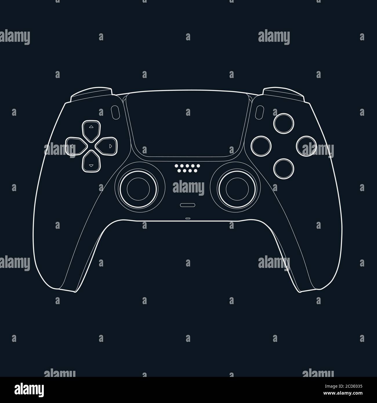 Vector illustration gamepad Stock Vector Image & Art - Alamy