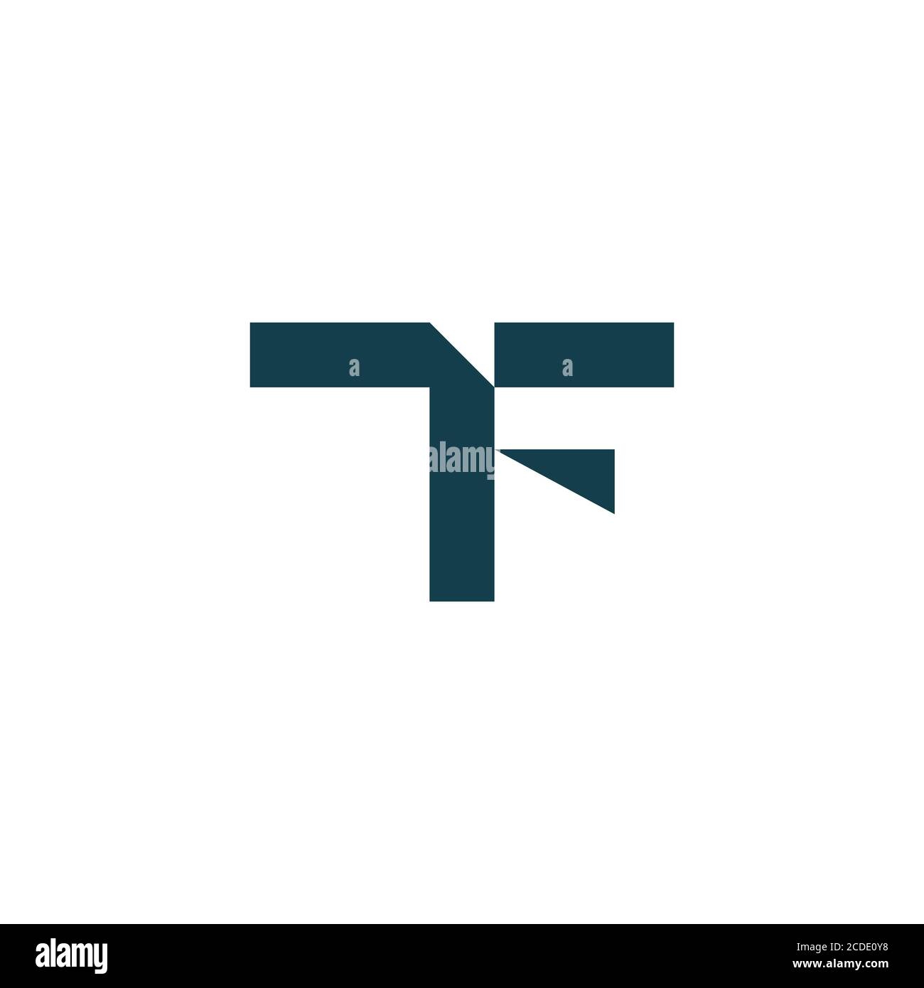 Initial letter tf logo or ft logo vector design template Stock Vector ...