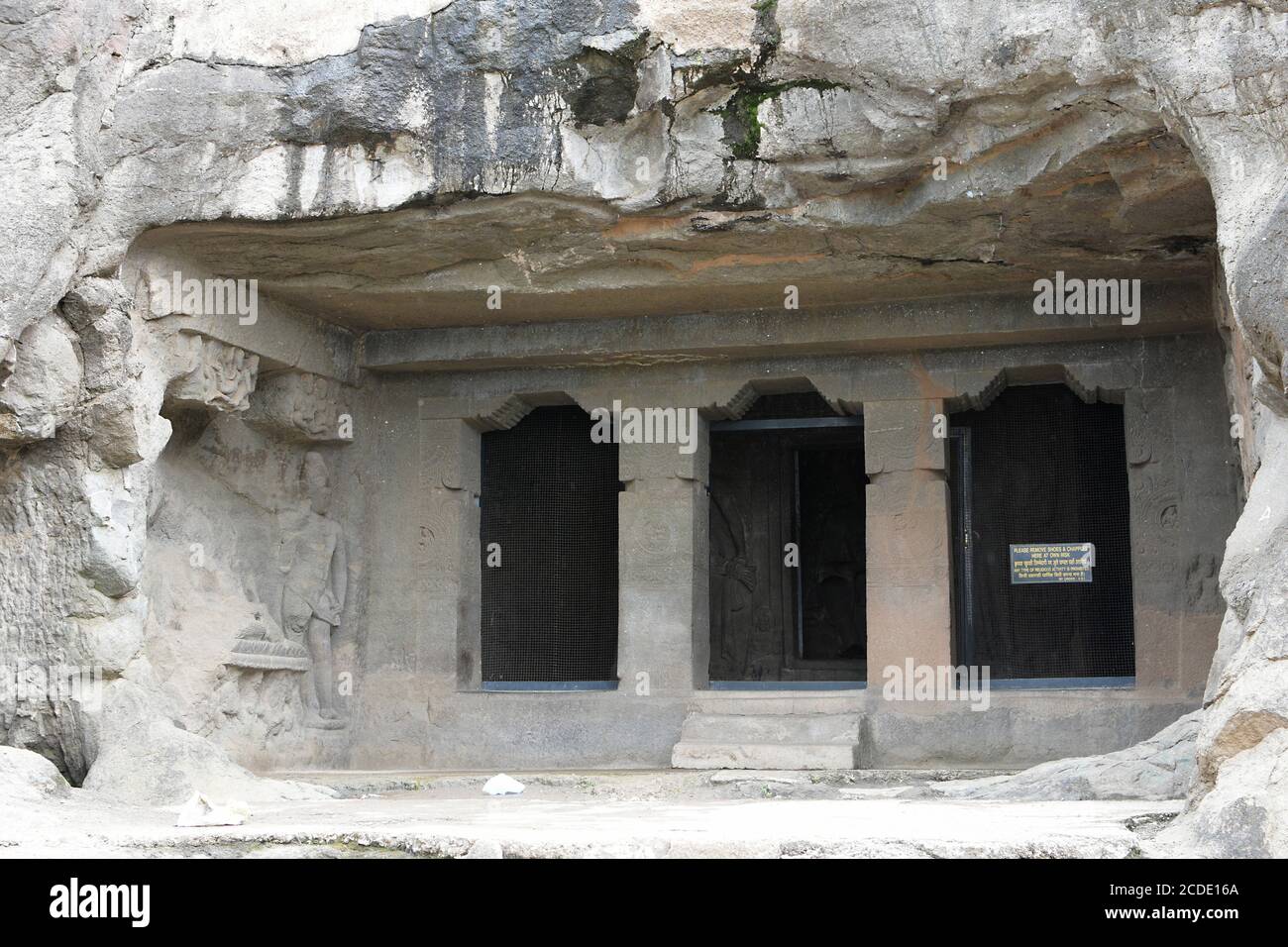 Cave 2, Facade, Aurangabad Caves Aurangabad Maharashtra India Stock ...