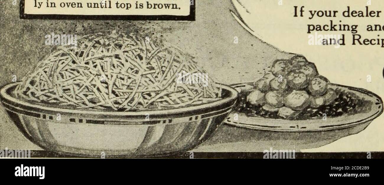 . American cookery . Faust Chile Spaghetti Au (sratin Cook 1-2 lb ...