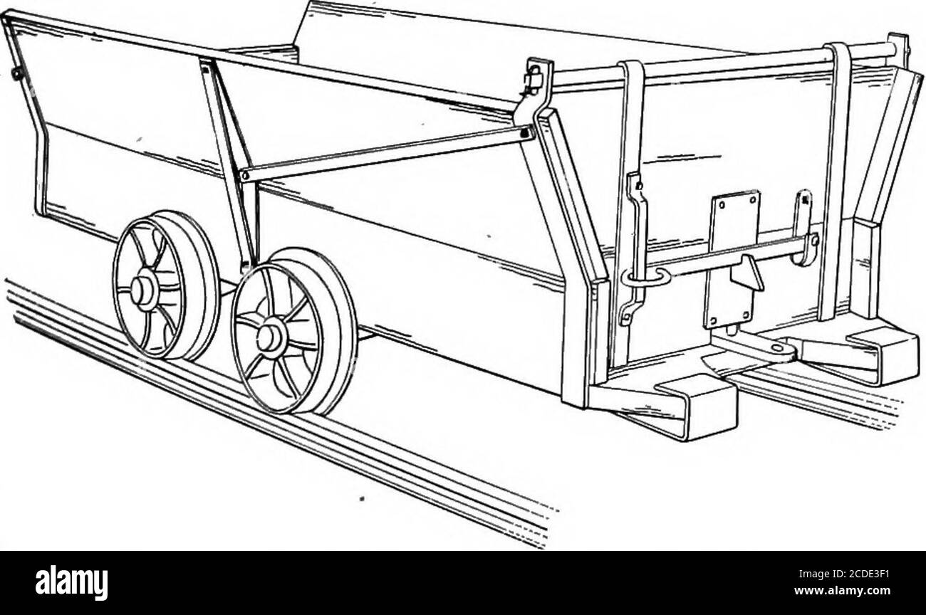 Transporting a skip Cut Out Stock Images & Pictures - Alamy