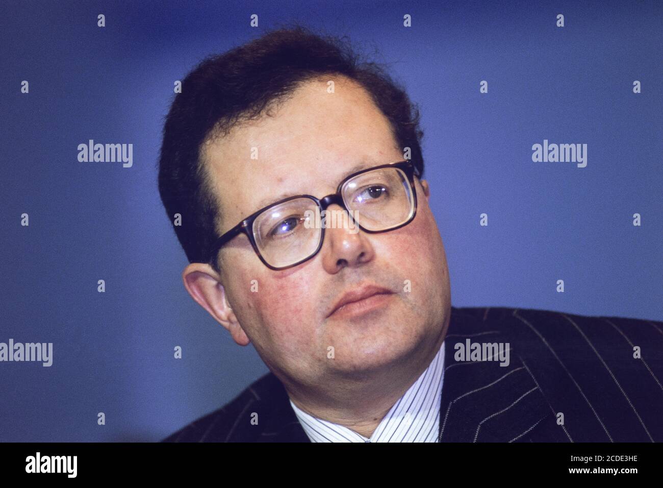 Timothy Boswell MP on the platform at Conservative Party Conference in ...