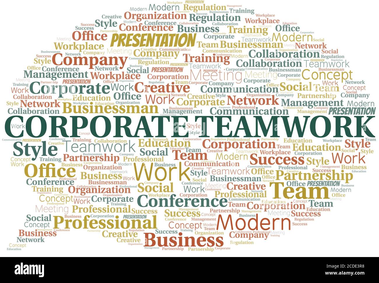 Teamwork word cloud Stock Vector Images - Alamy