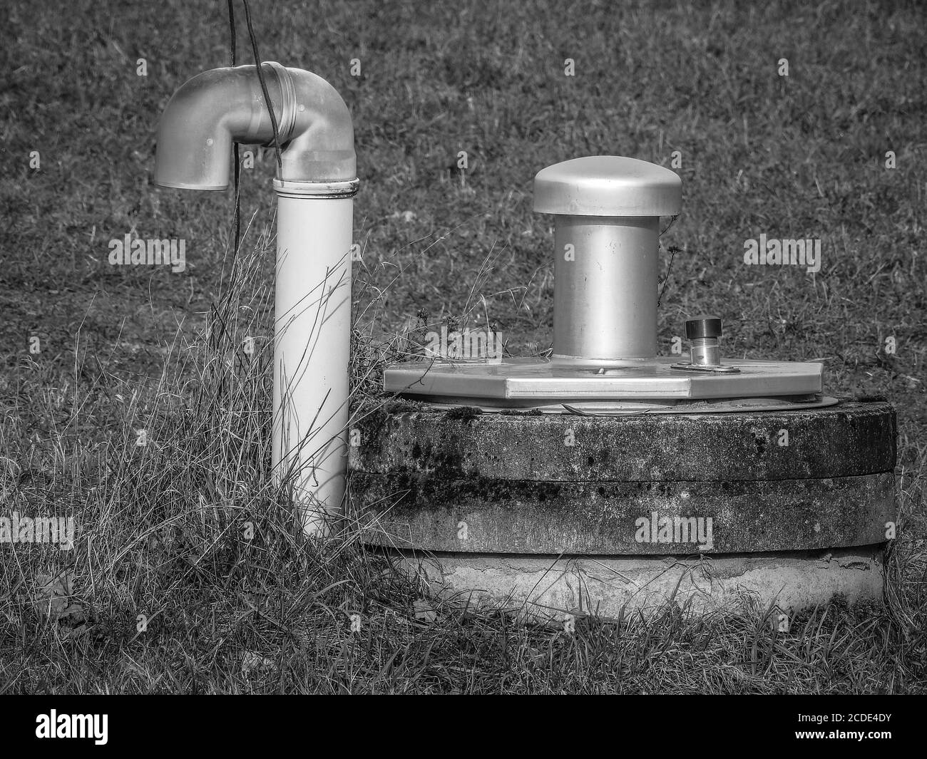 Water connection pipe in nature Stock Photo - Alamy