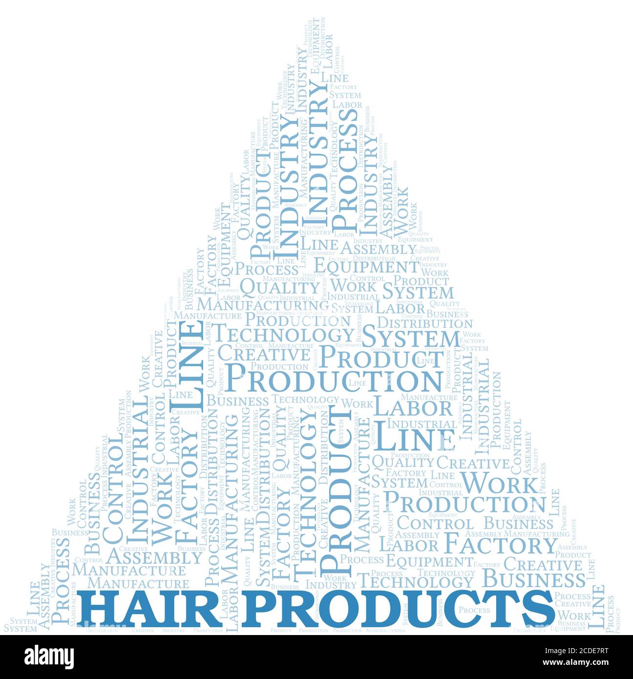 Hair Products word cloud create with the text only Stock Vector Image ...