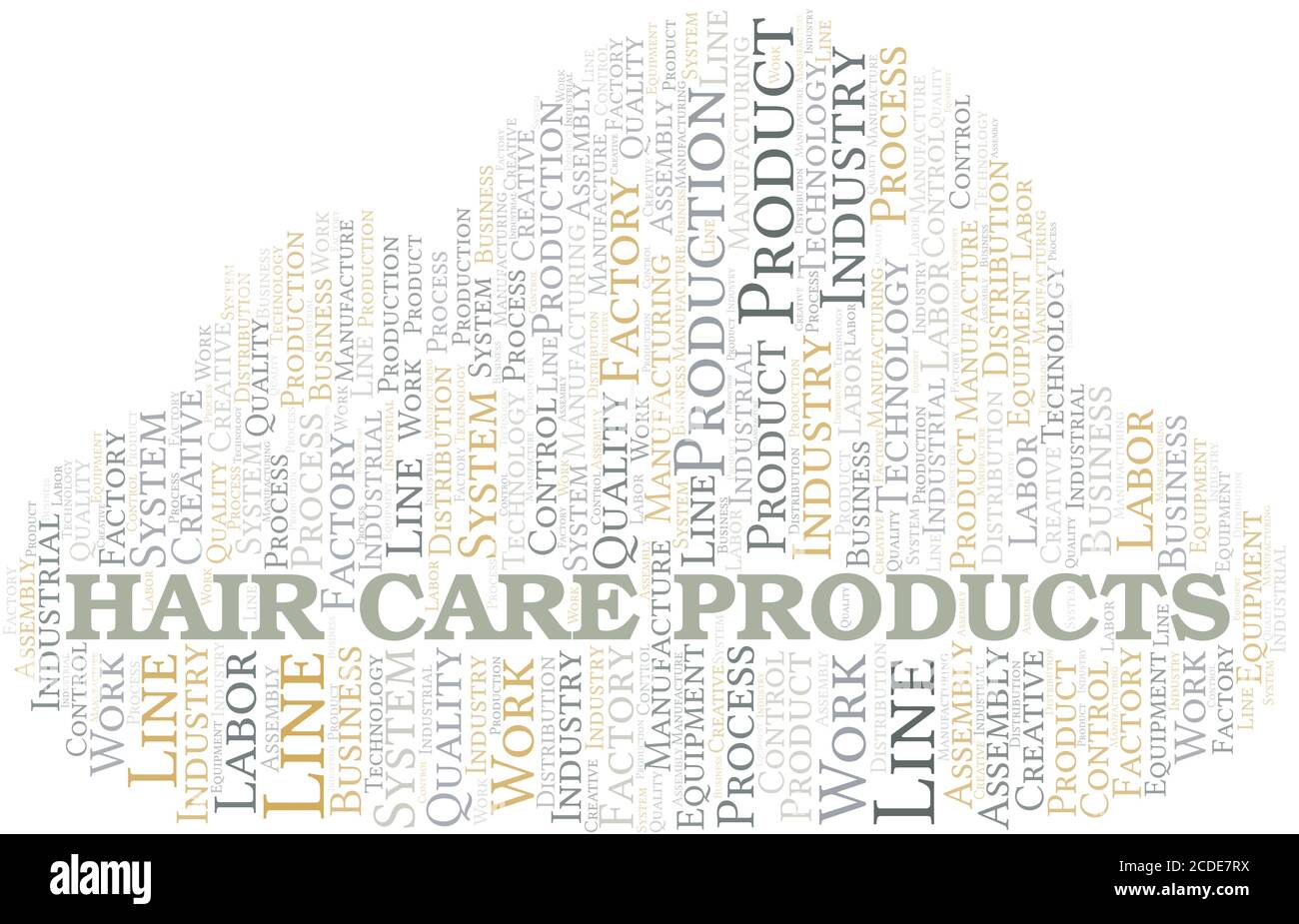 Hair Care Products word cloud create with the text only Stock Vector ...
