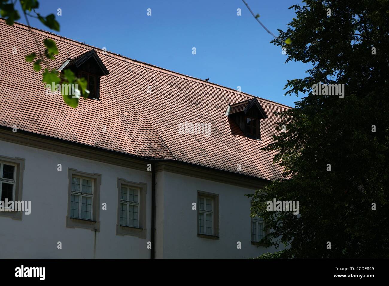 Building with windows during the daytime in Bavaria, Germany Stock ...