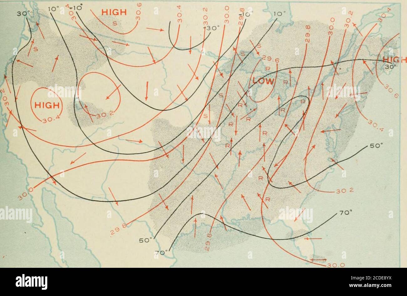 High pressure weather chart hi-res stock photography and images - Alamy