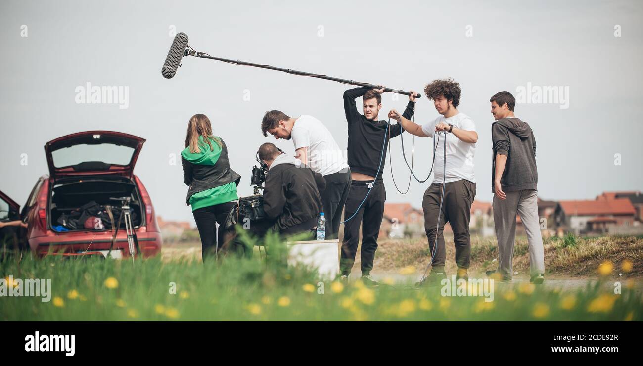 Panorama production team hi-res stock photography and images - Alamy