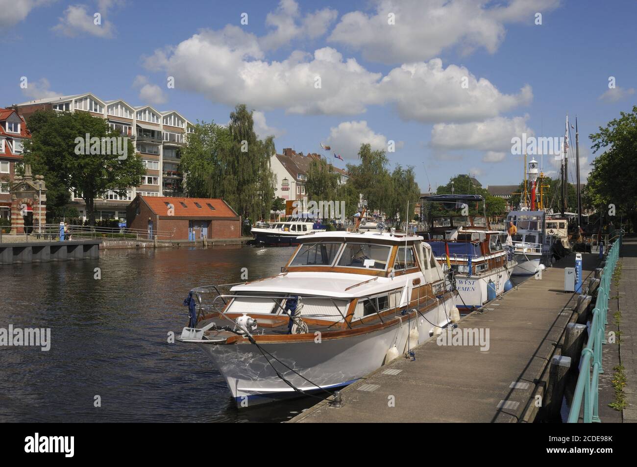 Museum harbour in Emden Stock Photo - Alamy