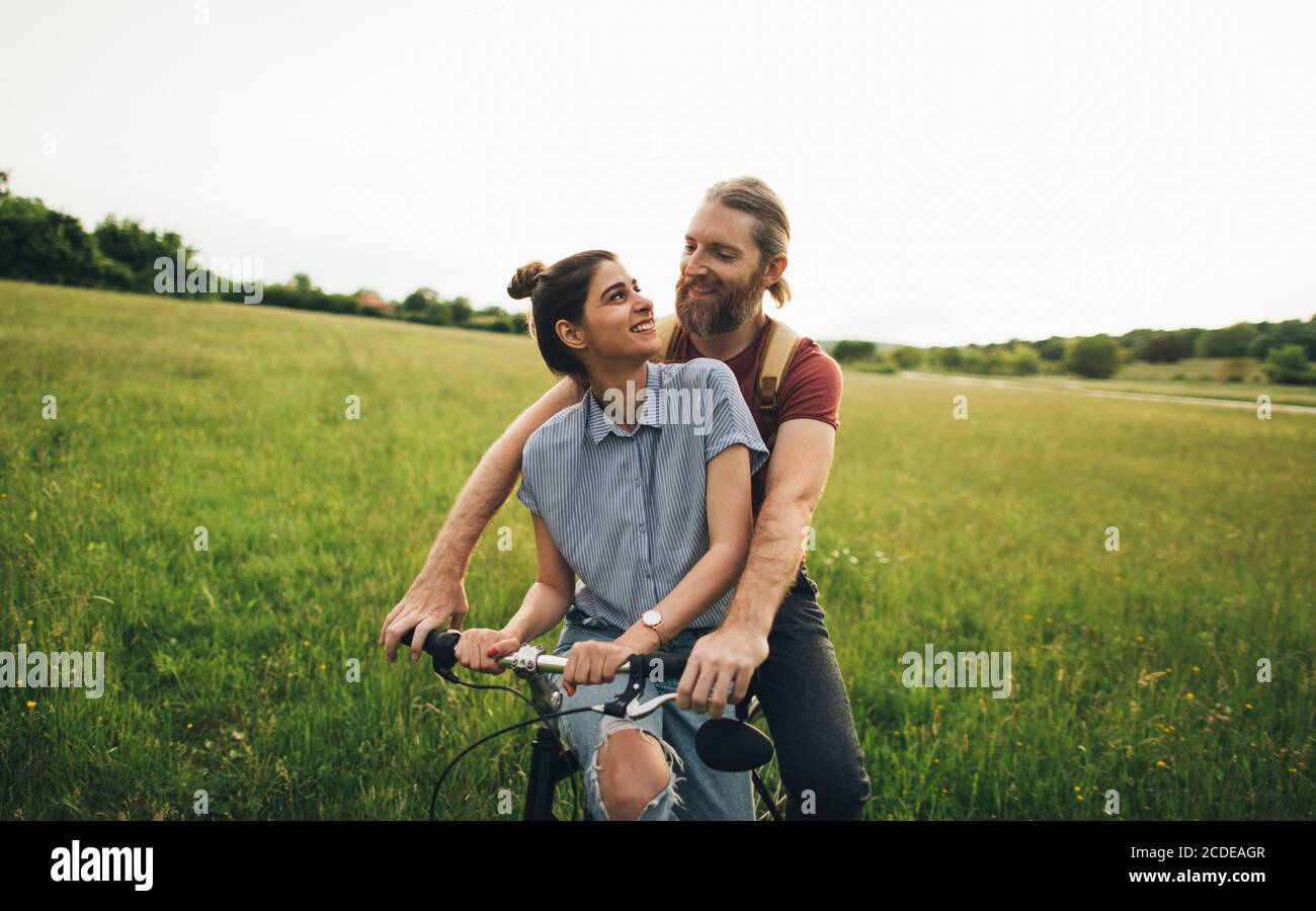 Romantic Bike Ride High Resolution Stock Photography and Images - Alamy