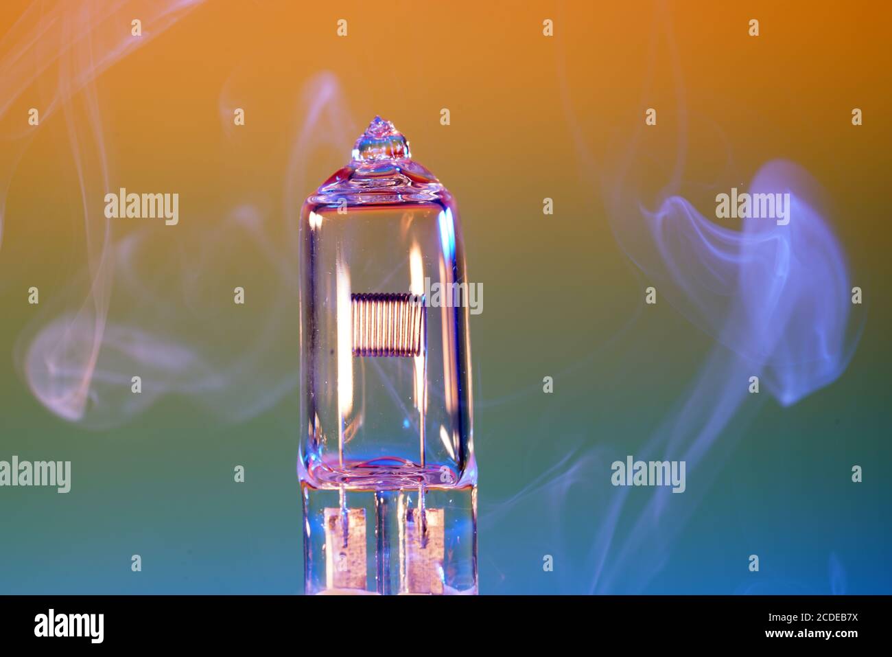Closeup shot of an electric light bulb Stock Photo - Alamy