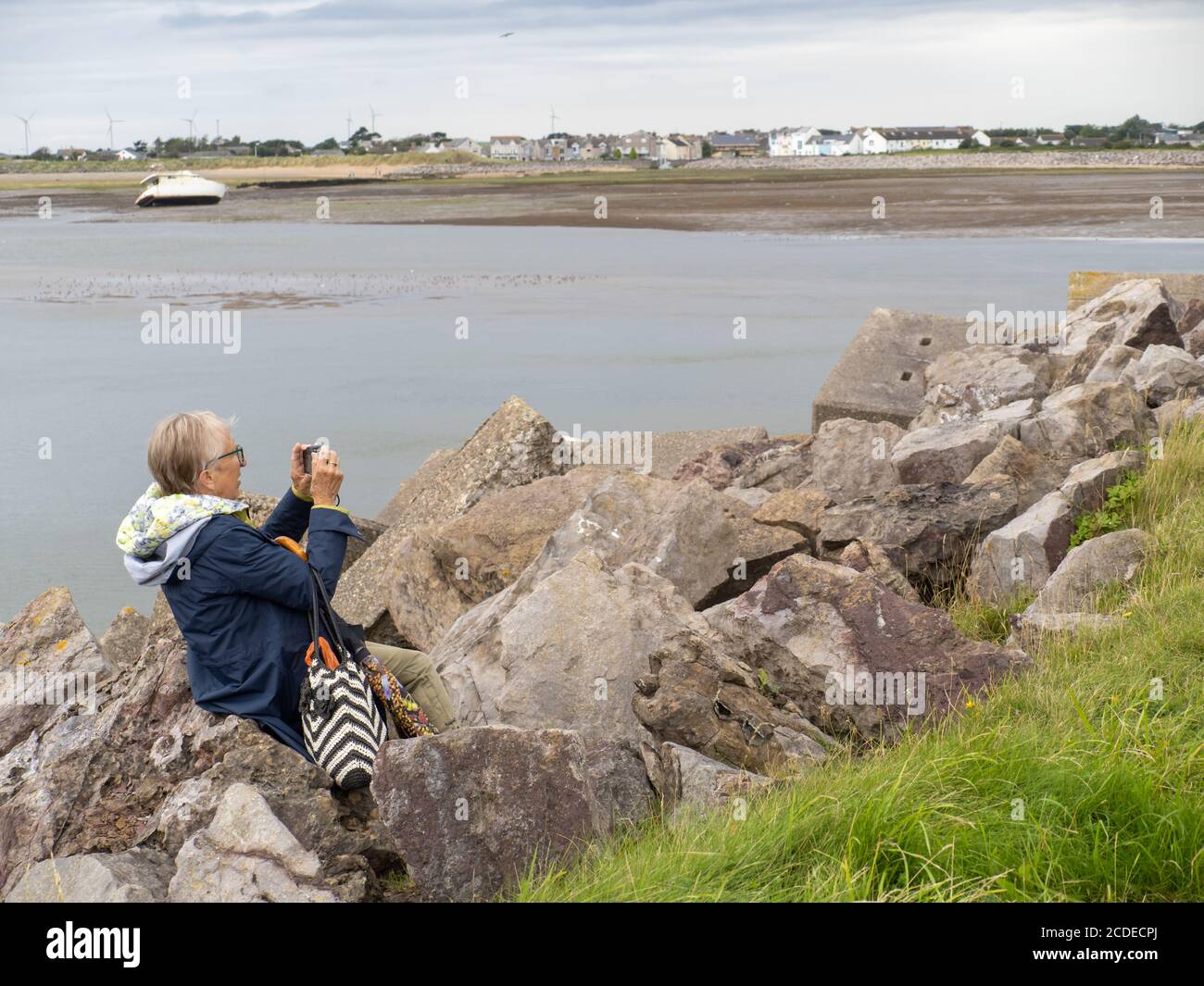 The village of Haverigg lies on the Duddon Estuary a short distance ...
