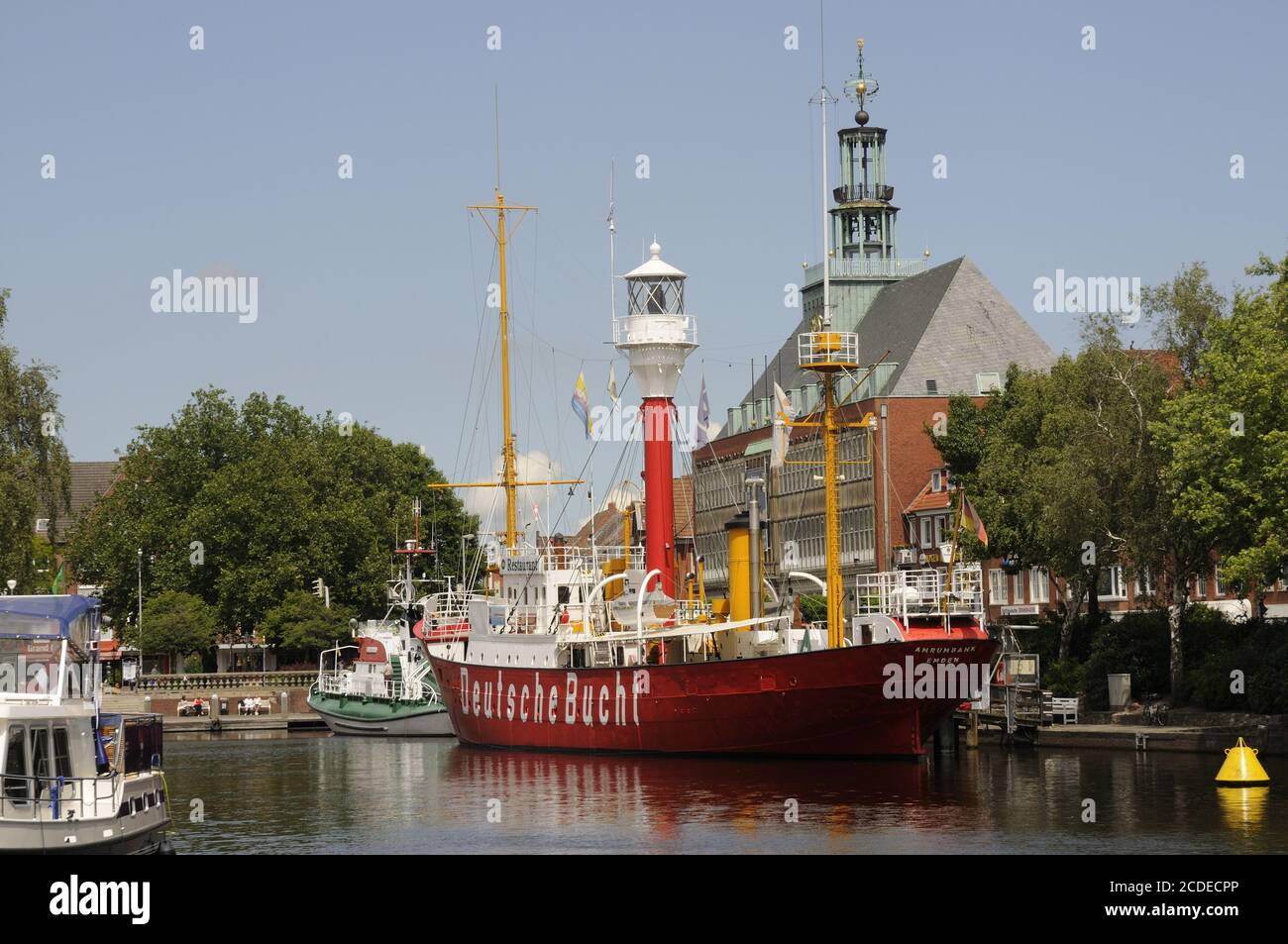 Old port in Emden Stock Photo - Alamy