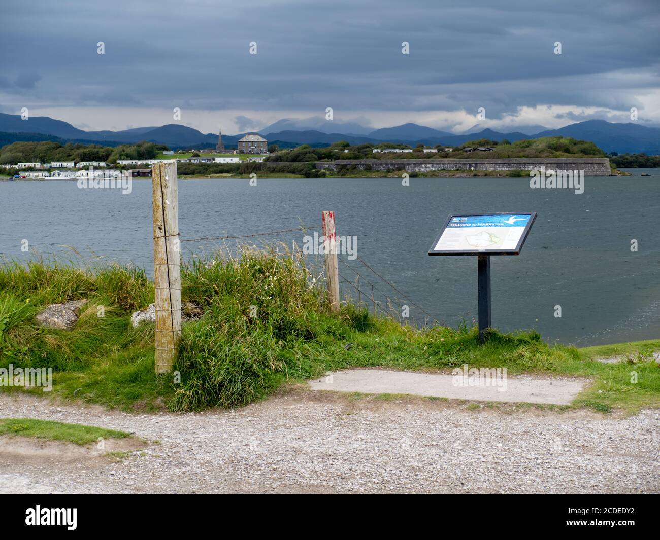 The village of Haverigg lies on the Duddon Estuary a short distance ...