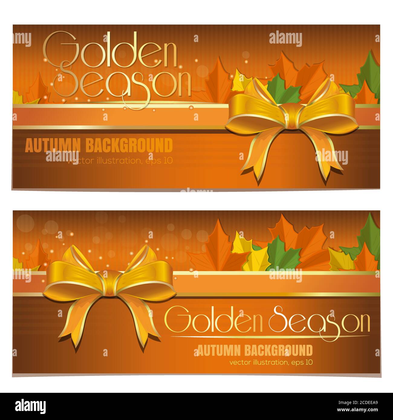 Golden season Stock Vector Images - Alamy