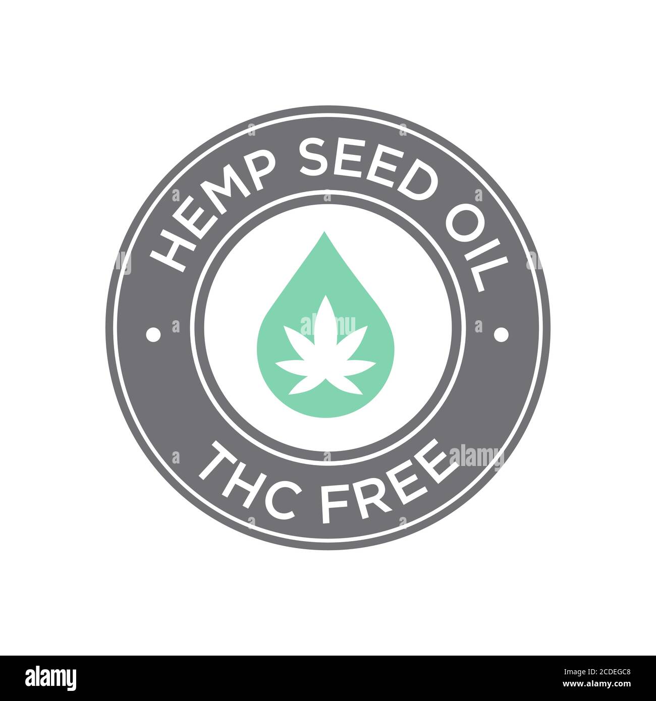 Hemp seed health food Stock Vector Images - Alamy