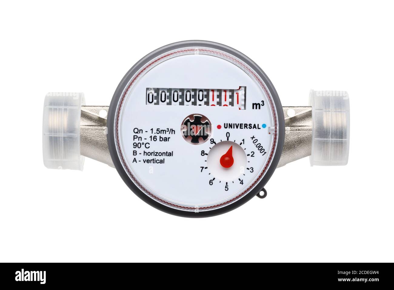 Old water meter Cut Out Stock Images & Pictures - Alamy