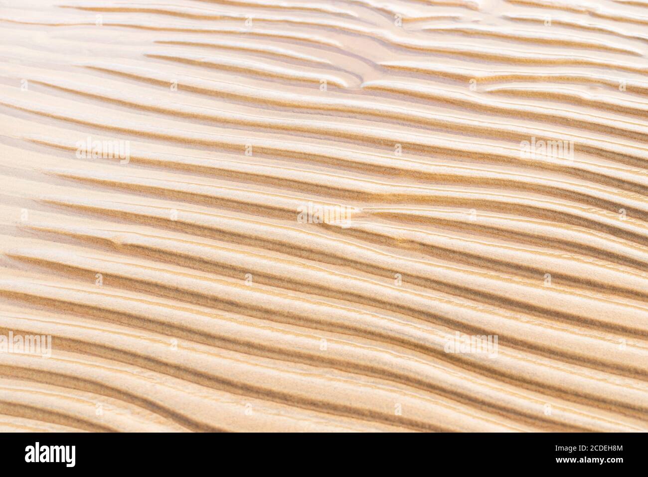 Sand texture wave pattern on the beach Stock Photo - Alamy