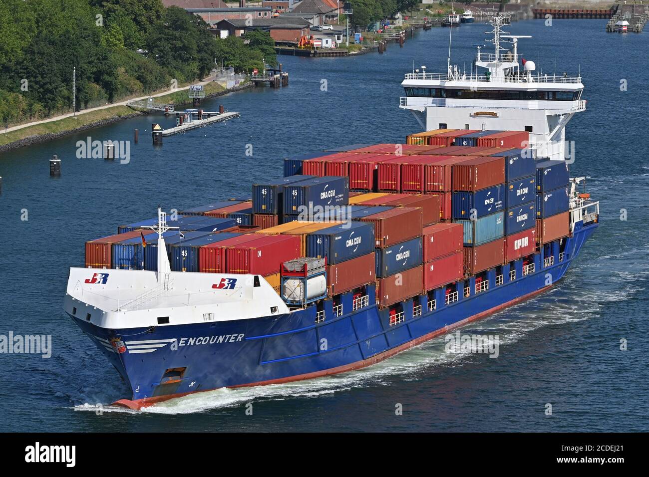 Encounter with container ship hi-res stock photography and images - Alamy