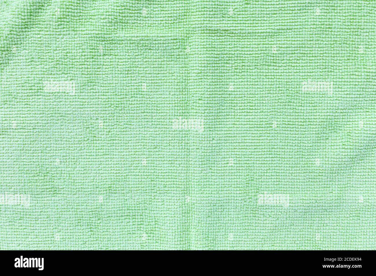 Green microfiber cloth for cleaning and dusting Stock Photo - Alamy
