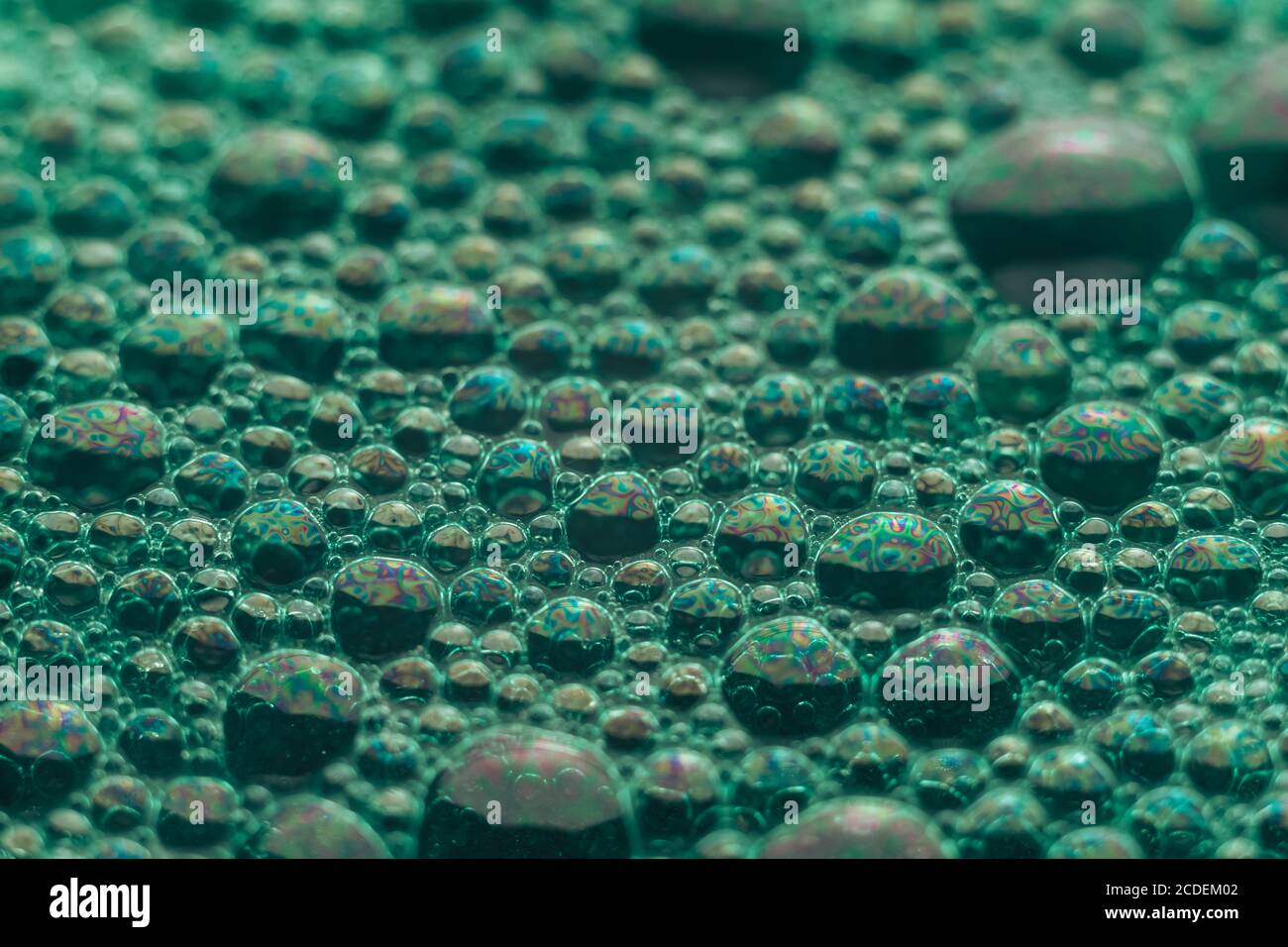 Beautiful abstract green bubbles background pattern for design. Liquid ...