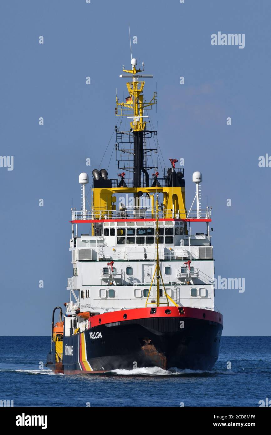 Pollution Control Vessel Mellum Stock Photo - Alamy