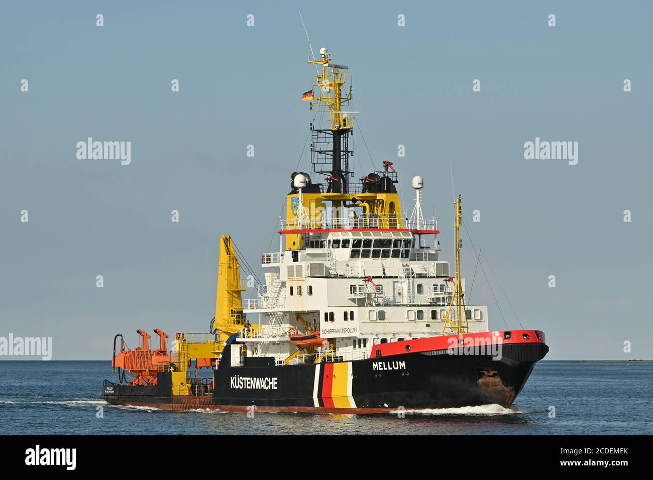 Pollution Control Vessel Mellum Stock Photo - Alamy