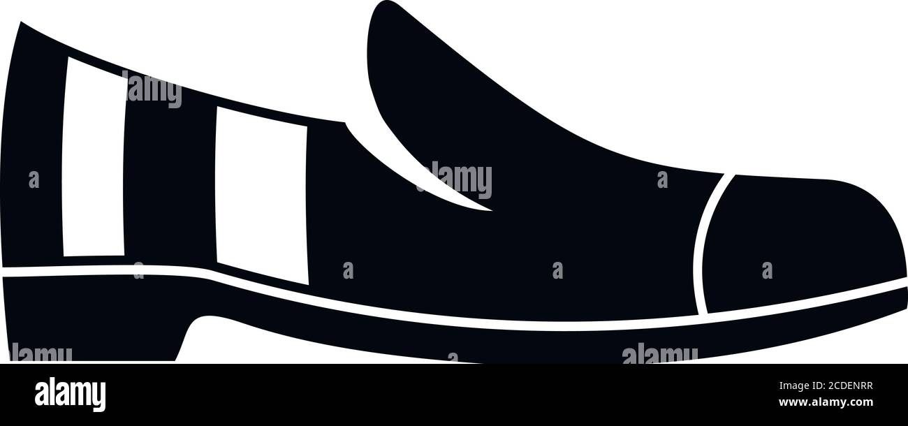 Elegant shoe repair icon. Simple illustration of elegant shoe repair ...