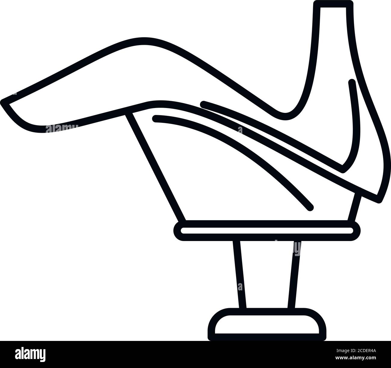 Woman shoe repair icon. Outline woman shoe repair vector icon for web ...