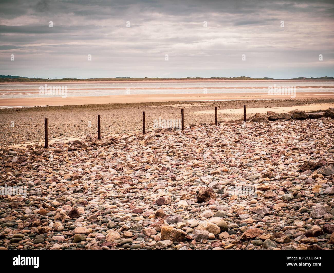 The village of Haverigg lies on the Duddon Estuary a short distance ...