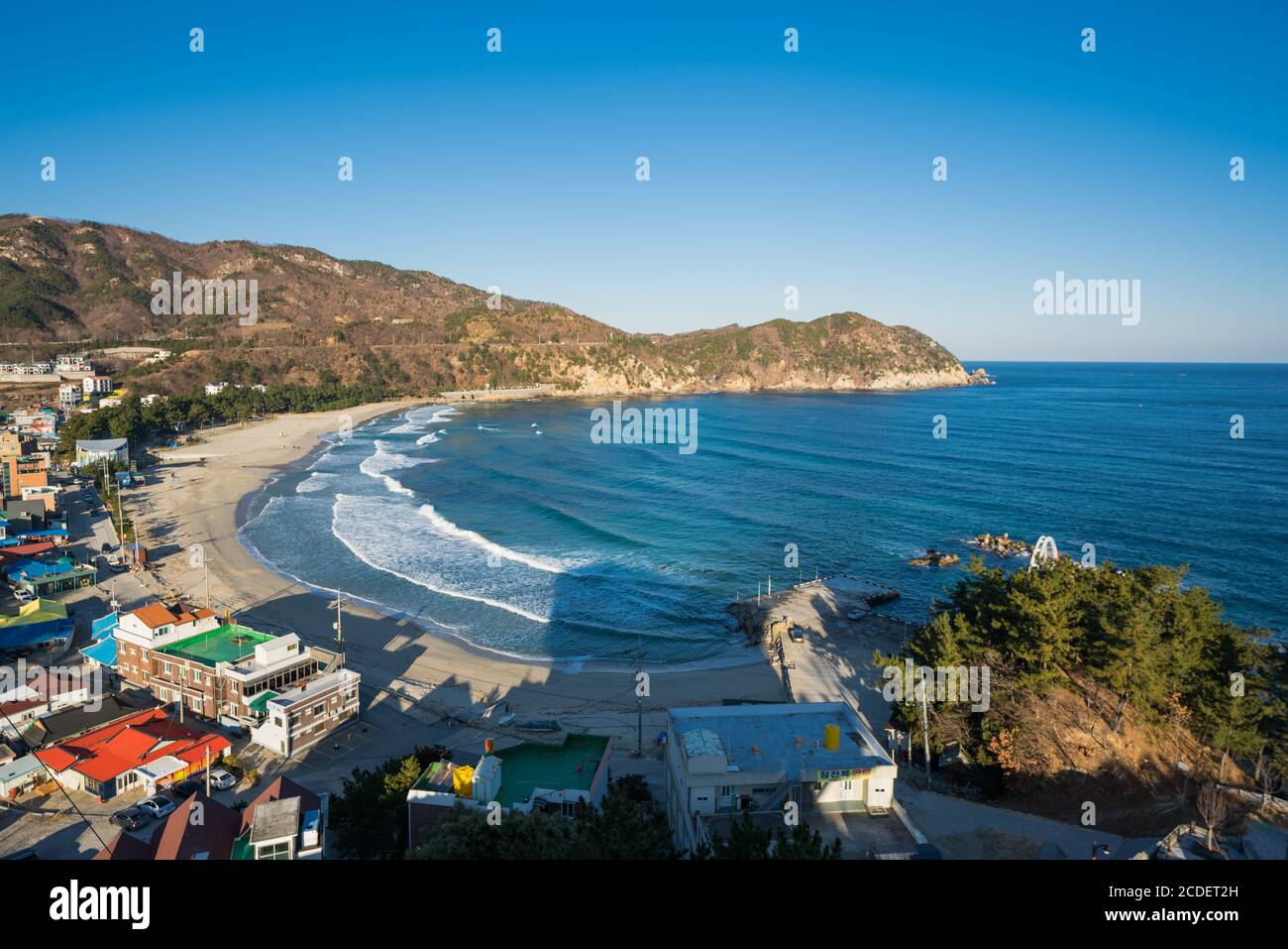 the clean sea of the east sea of Korea Stock Photo - Alamy