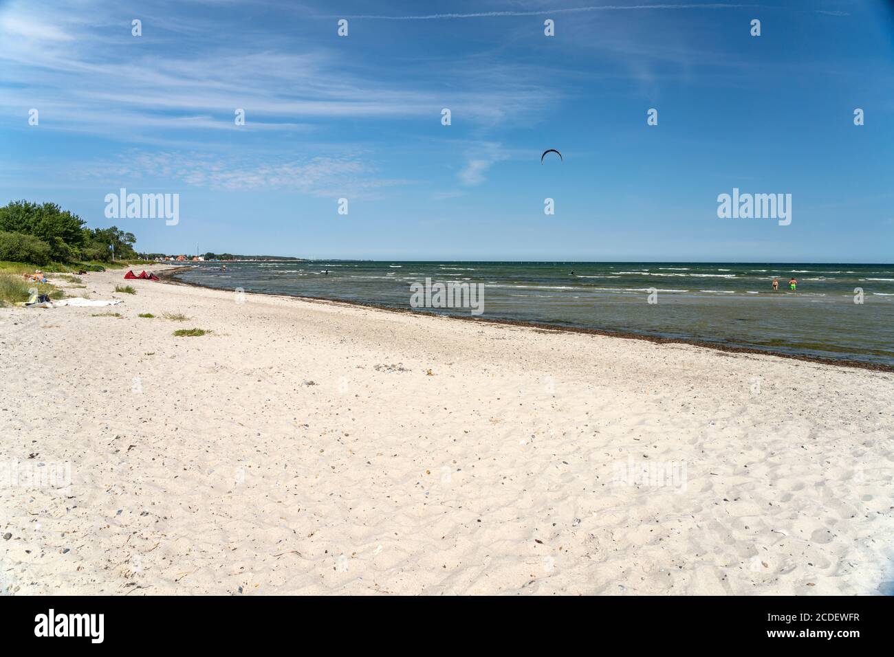 Am Strand von Spodsbjerg, Insel Langeland, Dänemark, Europa ...