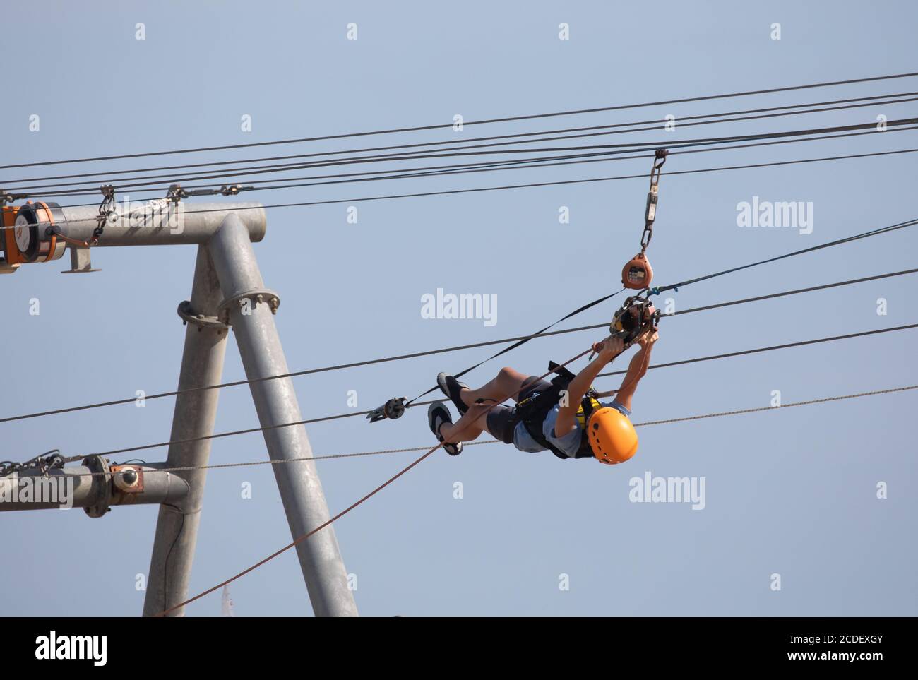 Full body harness hi-res stock photography and images - Alamy