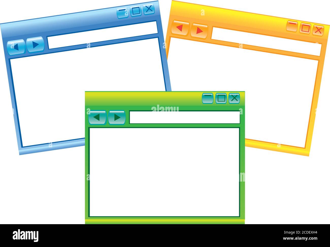 Browsers vector vectors hi-res stock photography and images - Alamy