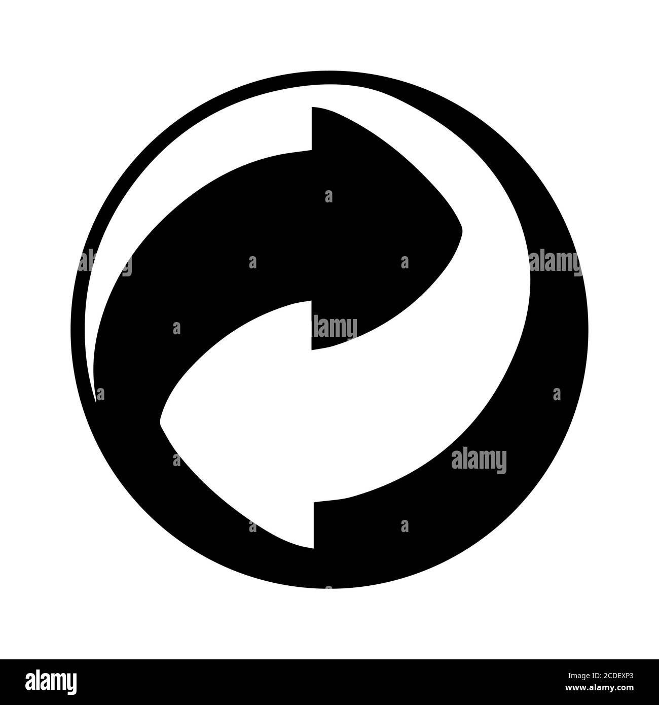 Recycling symbol arrow hi-res stock photography and images - Alamy