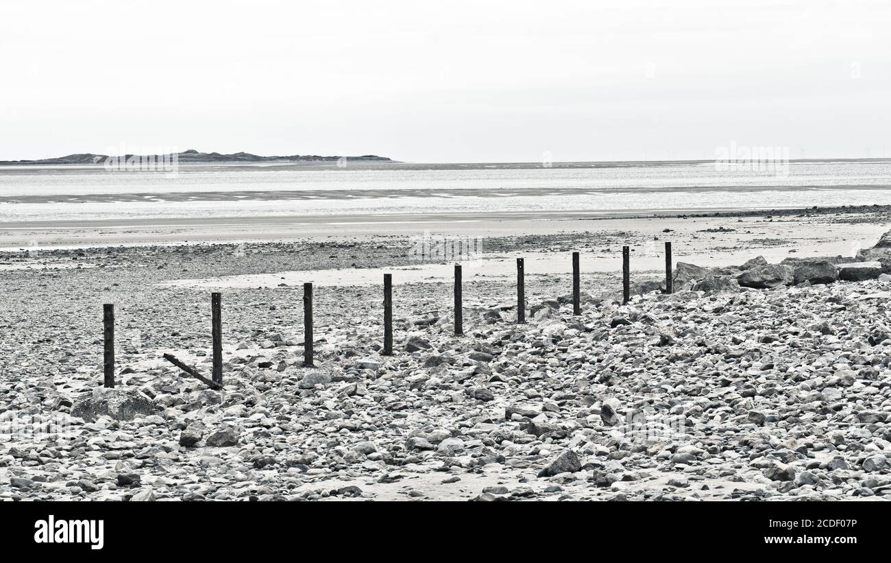 The village of Haverigg lies on the Duddon Estuary a short distance ...