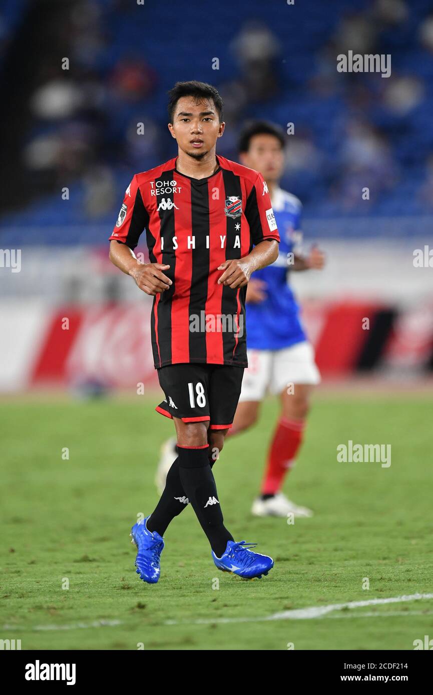 Chanathip Songkrasin of Consadole Sapporo during the J.League J1 soccer ...
